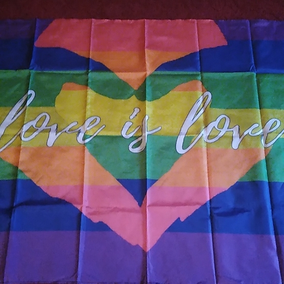 Source Unknown | Wall Decor | Love Is Love Flag | Poshmark